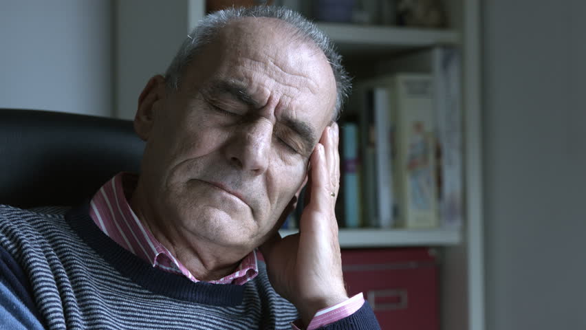 Thoughtful Old Man Sitting Alone Near A Window Pensive Aged Man Sad