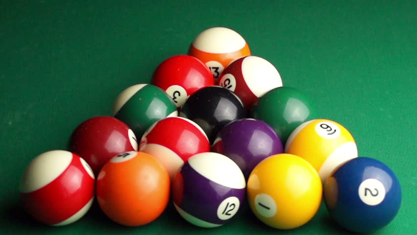 POOL TABLE BILLIARD SPORT ACTION Stock Footage Video 6270293 - Shutterstock