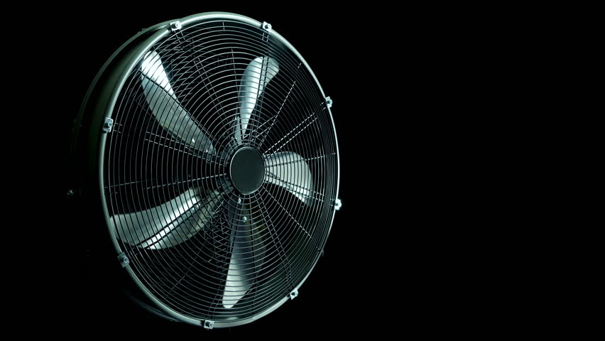 Air Circulator Works On Slow Speed. Loop Ready Animation Of Working Air ...