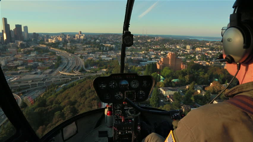 Helicopter Cockpit View
