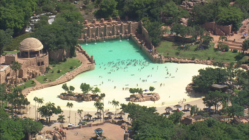 AERIAL South Africa-Sun City Wave Pool 2009 Záběr Video 11723270 ...