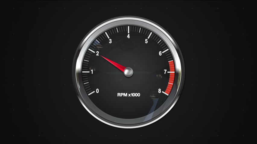 Revving Speedometer And Tachometer Stock Footage Video 2793367 ...
