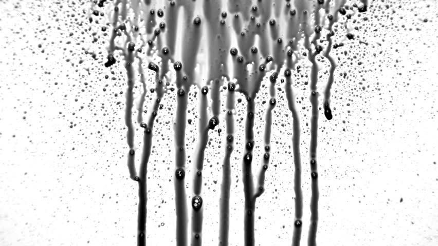 Ink Drops Running Black On White Stock Footage Video 1757561 - Shutterstock