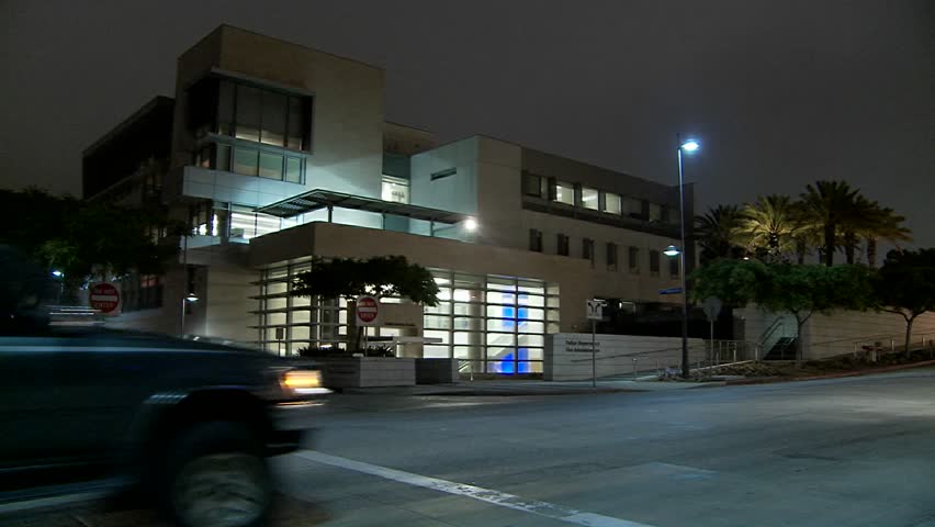 CALIFORNIA-CIRCA 2013-An Establishing Shot Of A Police Station In An ...