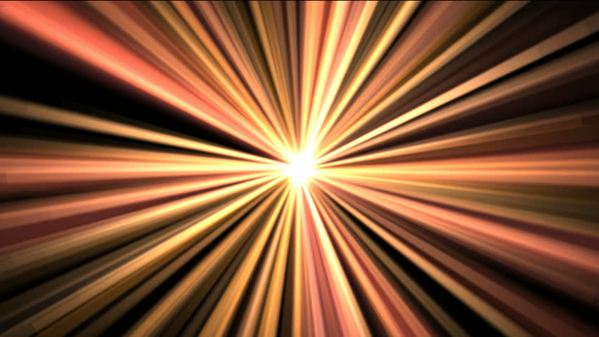 Light Rays Radiating Out From The Center. Seamlessly Loops. Stock ...