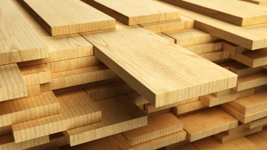 Clean Freshly Cut Wooden Planks. Stock Footage Video 3635114 - Shutterstock