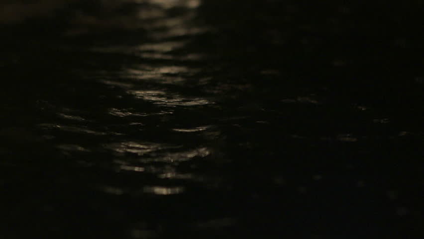 Dark Water By Night Stock Footage Video 3724997 - Shutterstock