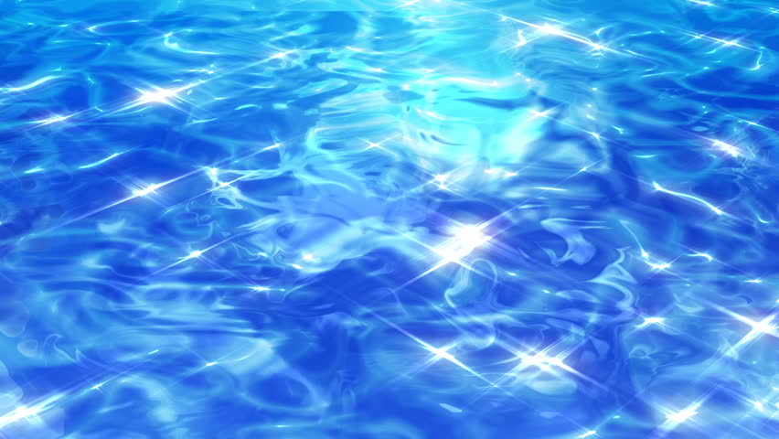 Sparkling Water Loop: Glistening Water Loops Seamlessly. Stock Footage ...