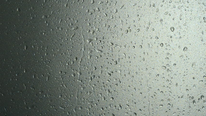 Abstract Background Texture With Flowing Down Water Drops On Glass ...