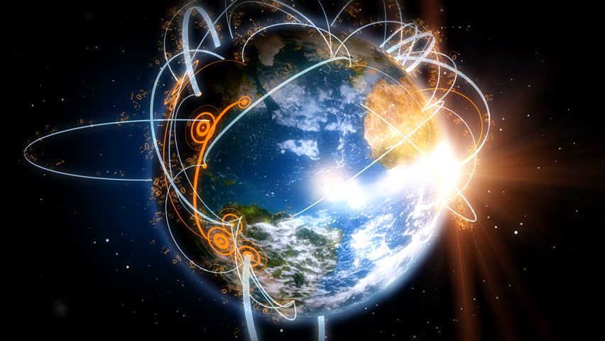 Network Earth - Communication Across The World. An Animated Epic View ...