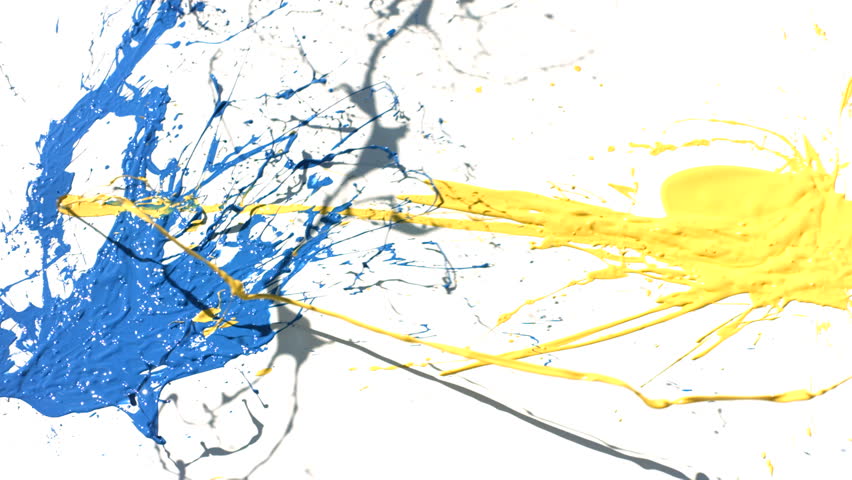 Paint Splatter Stock Footage Video - Shutterstock