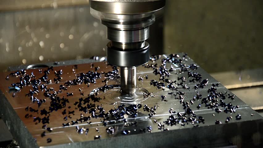 Milling Machine In Action Stock Footage Video 4687295 - Shutterstock