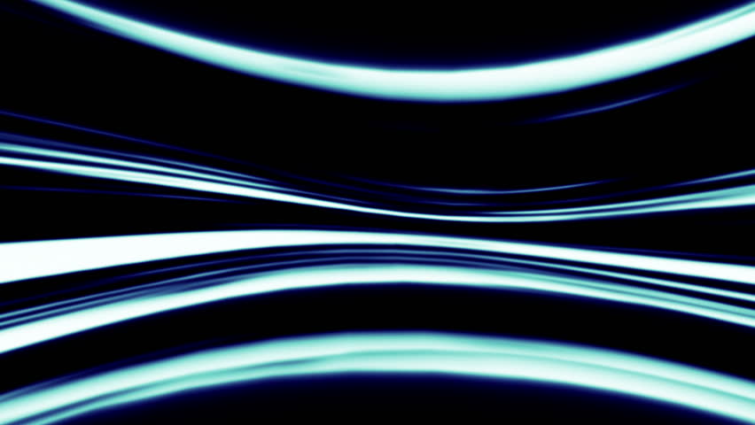 Abstract Blue Lines On Black Background Digital Animation Stock Footage ...