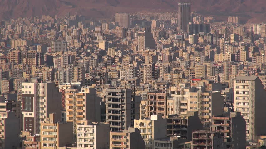TABRIZ, IRAN - 18 NOVEMBER 2013: Skyline Of Tabriz City In Northwestern ...