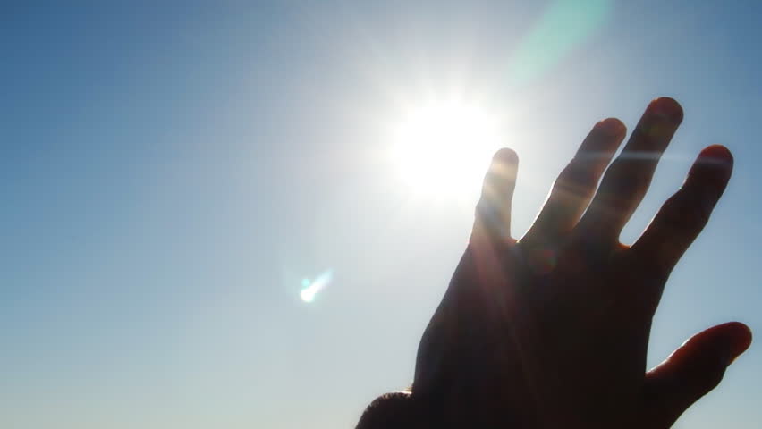 Muscular Caucasian Man Walks Into Bright Light And Is Blinded By The ...