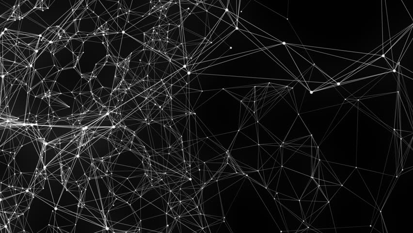 Wireframe Plexus Space Triangles VJ Loops Stock Footage Video 10655036 ...