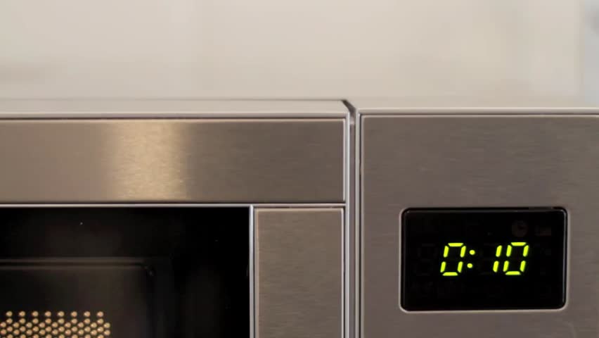 Microwave Timer Counting Down From Ten. Stock Footage Video 675760 ...