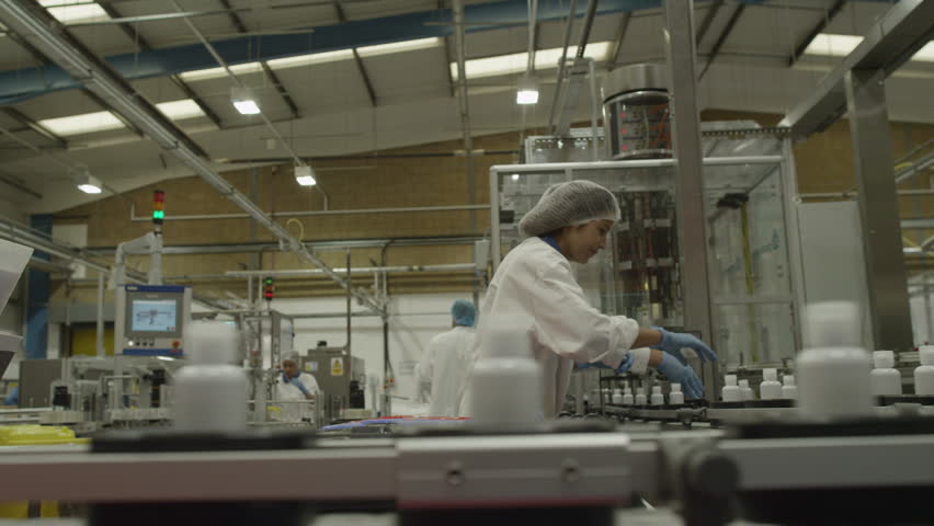 4K Pharmaceutical Manufacturing Facility Factory. Pharma Research And ...