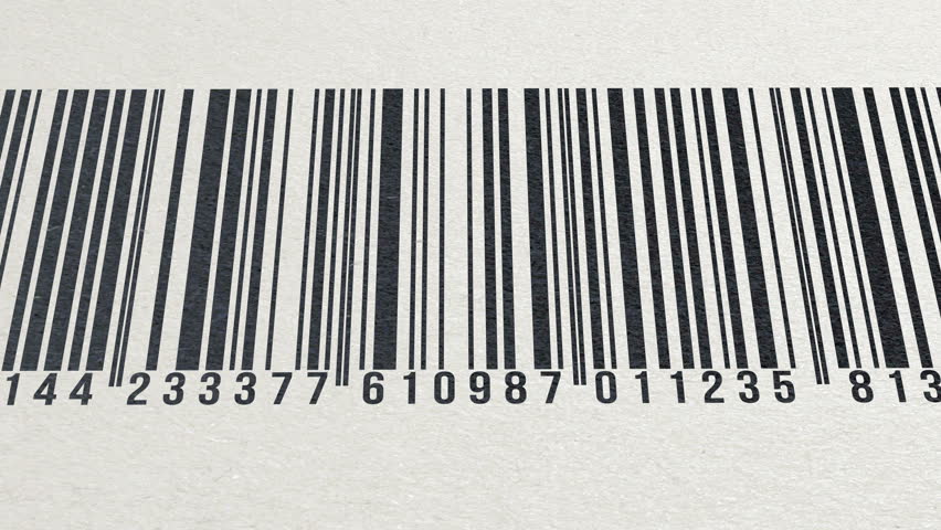 Animation Of Barcode On Paper Texture Stock Footage Video 9140600 ...