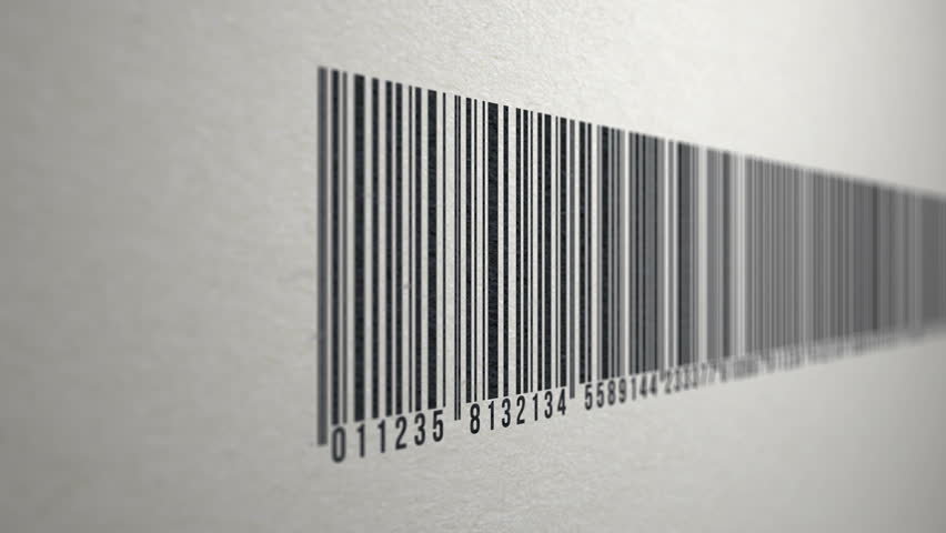 Animation Of Barcode On Paper Texture Stock Footage Video 9140603 ...